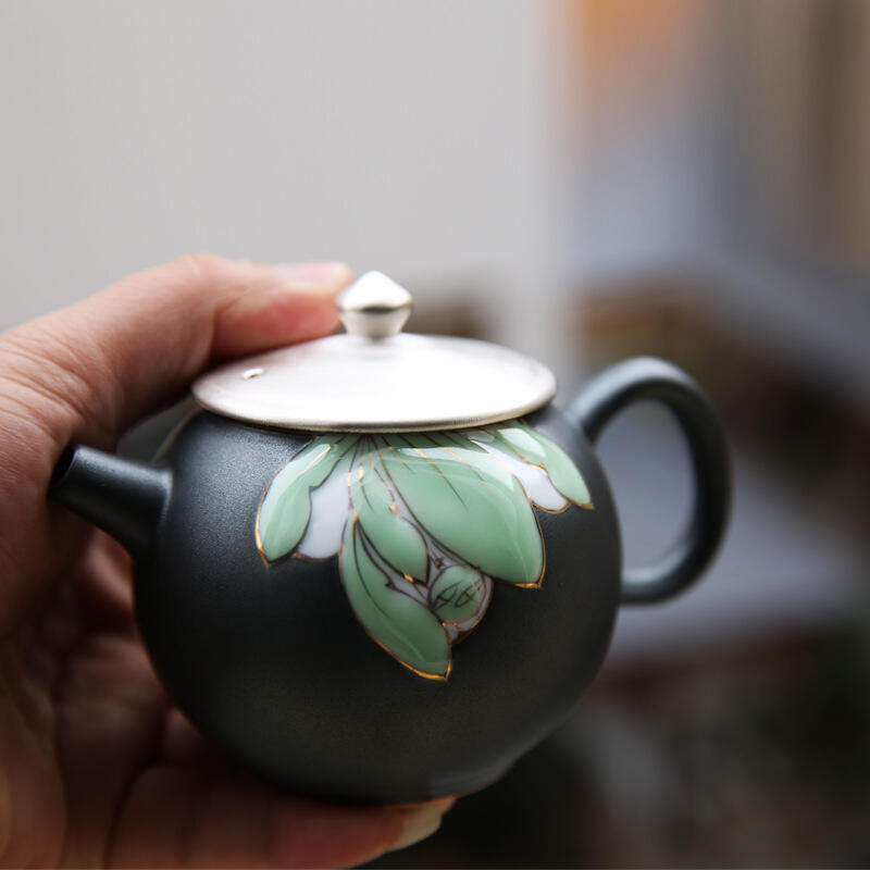 Authentic Chinese Tea Set - Handcrafted Teapot and Cup Set with 999 ...