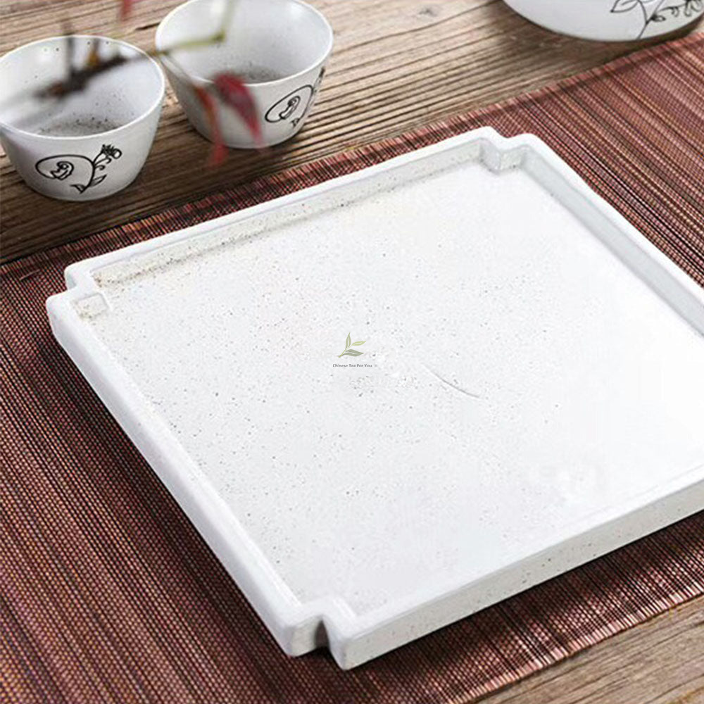 Ancient Japanese Pottery Tea Set with Tray