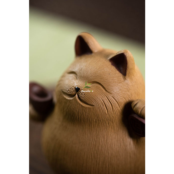 Lucky Fortune Cat Tea Pet