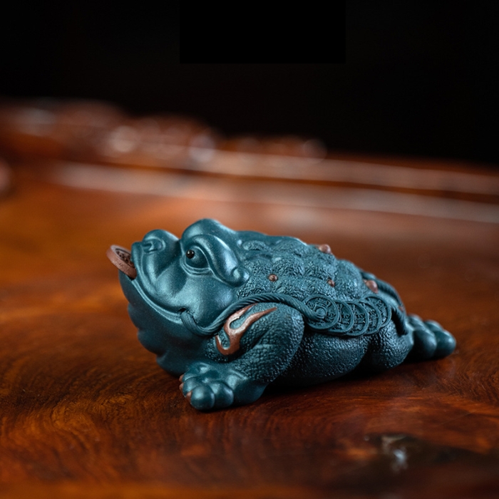 Yixing Lucky Money Toad Tea Pet