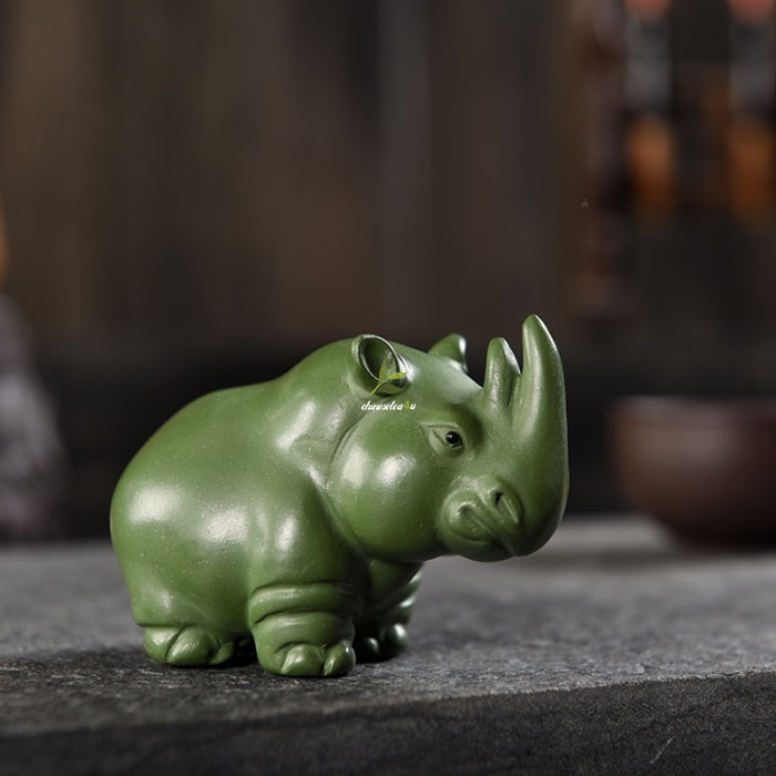 Green Rhino Zisha Clay Tea Pet