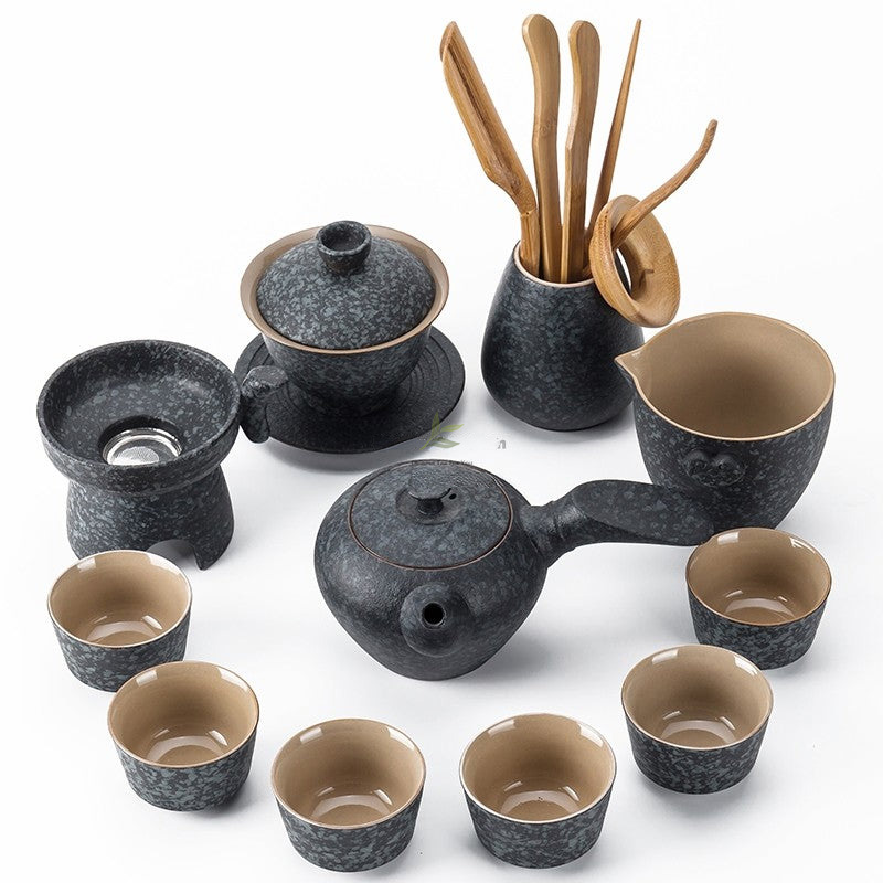 Japanese Stoneware Kyusu Tea Set