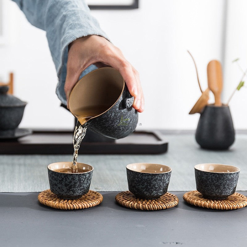 Japanese Stoneware Kyusu Tea Set