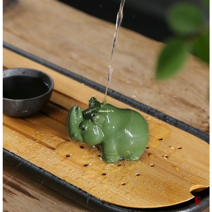 Green Rhino Zisha Clay Tea Pet